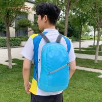 China New Outdoor Foldable Skin Nylon Made Bag Super Lightweight Portable Backpack Travel Unisex Sports Storage Backpack with LOGO for sale