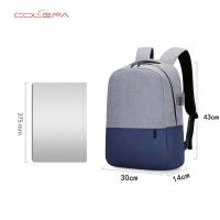 China Oxford Cloth Contrast Color Backpack for Men Business Travel 15-inch Laptop Bag Stylish Outdoor Backpack Wholesale with LOGO for sale
