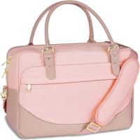 China Custom Wholesale Oxford Fabric Women's Pink Multifunctional Travel Bags Waterproof Laptop-Friendly Briefcase with Custom Logo for sale
