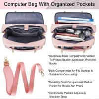 China Custom Wholesale Oxford Fabric Women's Pink Multifunctional Travel Bags Waterproof Laptop-Friendly Briefcase with Custom Logo for sale