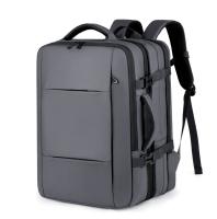 China Oxford Waterproof Business Backpack Expandable Large Capacity Travel Bag for Business Trips Multifunctional Laptop Case Backpack for sale