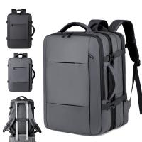 China Oxford Waterproof Business Backpack Expandable Large Capacity Travel Bag for Business Trips Multifunctional Laptop Case Backpack for sale