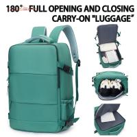 China New Green Oxford Multi-Functional Backpack College Student Laptop Bag Travel Book Bag Waterproof Outdoor Short Trip Backpack for sale