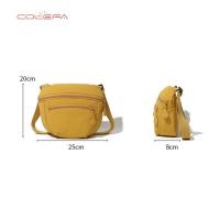 China Minimalist Lightweight Shoulder Bag for Women New Fashionable Crossbody Mini Bag Nylon Fabric Versatile Casual Square Bag for sale