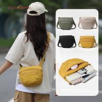 China Minimalist Lightweight Shoulder Bag for Women New Fashionable Crossbody Mini Bag Nylon Fabric Versatile Casual Square Bag for sale