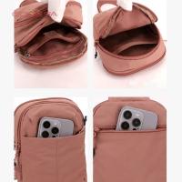 China Casual Unisex Nylon Chest Bag New Korean Style Crossbody Bag Waterproof and Versatile for Men and Women Casual Shoulder Bag for sale
