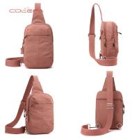 China Casual Unisex Nylon Chest Bag New Korean Style Crossbody Bag Waterproof and Versatile for Men and Women Casual Shoulder Bag for sale