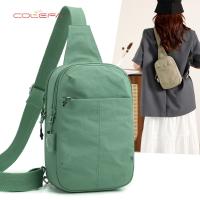 China Casual Unisex Nylon Chest Bag New Korean Style Crossbody Bag Waterproof and Versatile for Men and Women Casual Shoulder Bag for sale