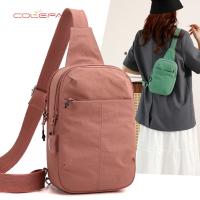 China Casual Unisex Nylon Chest Bag New Korean Style Crossbody Bag Waterproof and Versatile for Men and Women Casual Shoulder Bag for sale