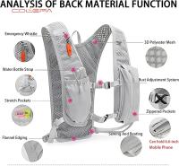 China Customized Cycling Running Hiking Nylon Backpack Breathable Bicycle Trail Running Marathon Hydration Pack Sports Vest Bags with LOGO for sale