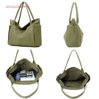China 2026 New Canvas Tote Bags Handheld Shoulder Beach Bags Fabric Large Capacity for Women Custom-Made with Personalized LOGO for sale