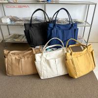 China 2026 New Canvas Tote Bags Handheld Shoulder Beach Bags Fabric Large Capacity for Women Custom-Made with Personalized LOGO for sale