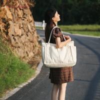 China 2026 New Canvas Tote Bags Handheld Shoulder Beach Bags Fabric Large Capacity for Women Custom-Made with Personalized LOGO for sale