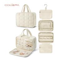 China New Arrival Exclusive Large Capacity Toiletry Bag Travel Toiletry Set Cosmetic Bags Storage Travel Makeup Bag with Hanging Hook for sale