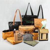 China Carrying Washable Paper Backpack Simple Design Brown Kraft Paper Backpack for sale