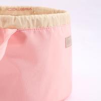 China Polyester Drawstring Cosmetic Bag Large Capacity Makeup Organizer Portable Travel Storage Pouch Cosmetic Bags with Custom LOGO for sale