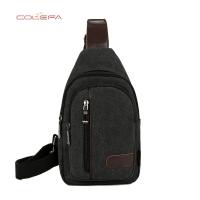 China New Men's Chest Bag Casual Sports Shoulder Canvas Durable Crossbody Chest Bag for Construction Work Wholesale Customized Bags for sale