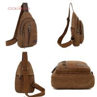 China New Men's Chest Bag Casual Sports Shoulder Canvas Durable Crossbody Chest Bag for Construction Work Wholesale Customized Bags for sale
