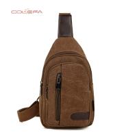China New Men's Chest Bag Casual Sports Shoulder Canvas Durable Crossbody Chest Bag for Construction Work Wholesale Customized Bags for sale