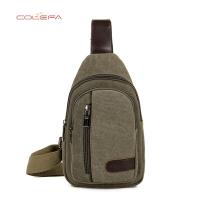 China New Men's Chest Bag Casual Sports Shoulder Canvas Durable Crossbody Chest Bag for Construction Work Wholesale Customized Bags for sale