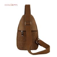 China New Men's Chest Bag Casual Sports Shoulder Canvas Durable Crossbody Chest Bag for Construction Work Wholesale Customized Bags for sale