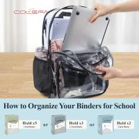 China 2026 Customized New Large Transparent Backpack Heavy-Duty PVC Backpack Waterproof and Lightweight Ideal for College and Work for sale