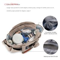 China Colefa 2026 New Handheld Shoulder Mom Bag with Printed Geometric Pattern Pacifier Pouch Maternity Travel Outdoor Mom Bags for sale