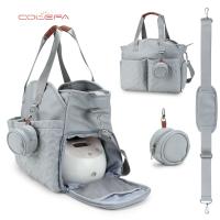 China Customizable LOGO Single-Shoulder Tote Mom Bag with Pacifier Pouch Large-Capacity Multi-Functional Maternity Travel Bag for Moms for sale