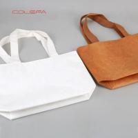 China Custom DuPont Paper Bags Washable Tyvek Paper Tear-Resistant Handle Shopping Bags Eco-Friendly Carriers Logo Printing Available for sale