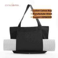 China Colefa 2026 Best-Selling Yoga Pilates Mat Bags Canvas Tote Outdoor Exercise Gear Travel Yoga Mat Shoulder Bag with Custom LOGO for sale