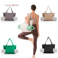 China Colefa 2026 Best-Selling Yoga Pilates Mat Bags Canvas Tote Outdoor Exercise Gear Travel Yoga Mat Shoulder Bag with Custom LOGO for sale