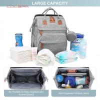 China Wholesale TOP Oxford Backpack Baby Crib Mosquito-Proof Mom Bags Stroller Large Capacity Maternity Bag with Customizable LOGO for sale