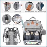 China Wholesale TOP Oxford Backpack Baby Crib Mosquito-Proof Mom Bags Stroller Large Capacity Maternity Bag with Customizable LOGO for sale