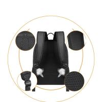China Oxford Black High-Capacity Water-Resistant Sports Backpack Football Training Bag with Dedicated Shoe Compartment Backpack for sale