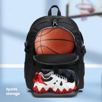 China Customized Nylon Waterproof Basketball Training Backpack Outdoor Travel Leisure Bag Soccer Backpack Student Laptop Backpacks for sale