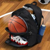 China Customized Nylon Waterproof Basketball Training Backpack Outdoor Travel Leisure Bag Soccer Backpack Student Laptop Backpacks for sale