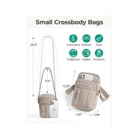 China New Customized Nylon Women's Small Crossbody Bag Stylish Casual Phone Storage Bags Travel Wallet Portable Purse with LOGO for sale