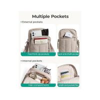 China New Customized Nylon Women's Small Crossbody Bag Stylish Casual Phone Storage Bags Travel Wallet Portable Purse with LOGO for sale
