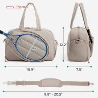 China Nylon Carry-On Racket Bag Factory 2026 Best Seller Waterproof Badminton Tennis Racket Bag Pickleball Carry-On Tote Bag with LOGO for sale