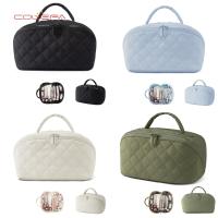 China Customized Polyester Women's Large Capacity Cosmetic Bags New Style Makeup Organizer Travel-Friendly Portable Toiletry Pouch for sale