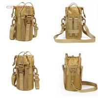 China Nylon Multi-Function Portable Water Bottle Bag Outdoor Sports Large Capacity Crossbody Bottle Bag Wholesale with Custom LOGO for sale