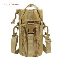 China Nylon Multi-Function Portable Water Bottle Bag Outdoor Sports Large Capacity Crossbody Bottle Bag Wholesale with Custom LOGO for sale