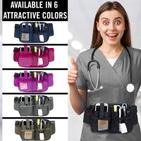 China Oxford Waterproof Nurse Waist Bag Tool Kit Multi-Pocket Medical Supplies for Healthcare Workers Doctor's Work Waist Bag for sale