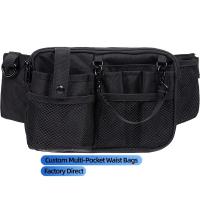 China Oxford Waterproof Nurse Waist Bag Tool Kit Multi-Pocket Medical Supplies for Healthcare Workers Doctor's Work Waist Bag for sale