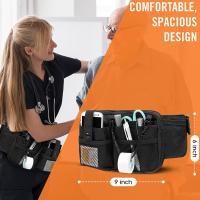 China Oxford Waterproof Nurse Waist Bag Tool Kit Multi-Pocket Medical Supplies for Healthcare Workers Doctor's Work Waist Bag for sale