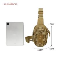 China New Customized LOGO Oxford Outdoor Sports Water Bottle Pouch Crossbody Phone Chest Bag Shoulder Strap Small Cup Chect Bags for sale