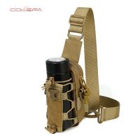 China New Customized LOGO Oxford Outdoor Sports Water Bottle Pouch Crossbody Phone Chest Bag Shoulder Strap Small Cup Chect Bags for sale