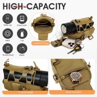 China New Customized LOGO Oxford Outdoor Sports Water Bottle Pouch Crossbody Phone Chest Bag Shoulder Strap Small Cup Chect Bags for sale