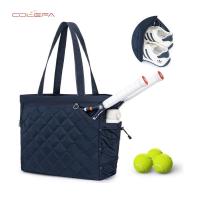 China New Polyester Multi-Functional Tennis Tote Bag with Shoe Compartment Extra-Large Quilted Pickleball Bag Universal Sports Bag for sale