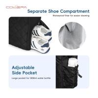 China New Polyester Multi-Functional Tennis Tote Bag with Shoe Compartment Extra-Large Quilted Pickleball Bag Universal Sports Bag for sale